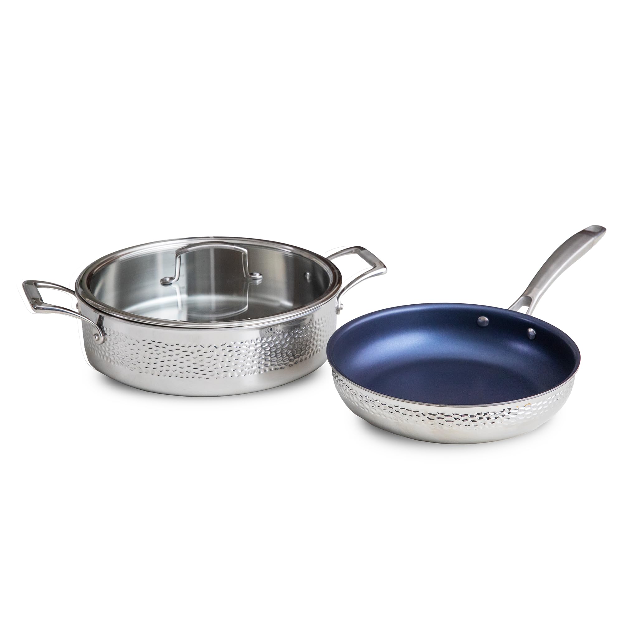 Amazon.com: The Blue Jean Chef 3-Piece Stainless Steel Cookware Set ...