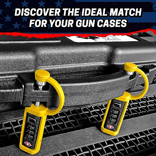 Snapklik.com : TSA Approved Tactical Gun Case LockProtective Rubber ...