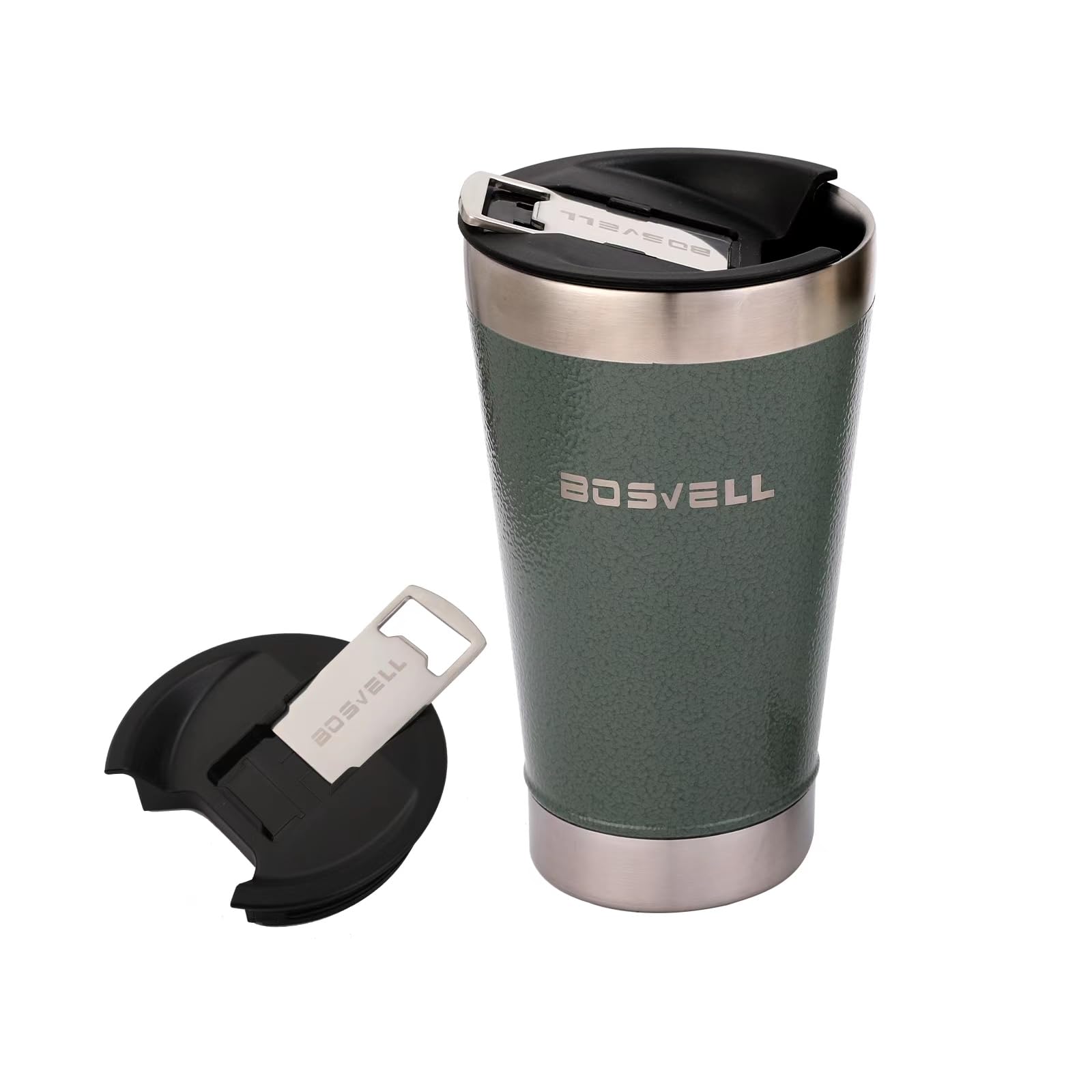 Amazon.com | Stainless Steel Beer Mug, Double Wall Vacuum Insulated ...