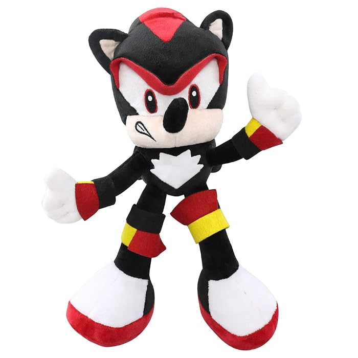Buy Sonic Plush: 12” Shadow Plush,Sonic Silver Tails Knuckles Exe Cream ...