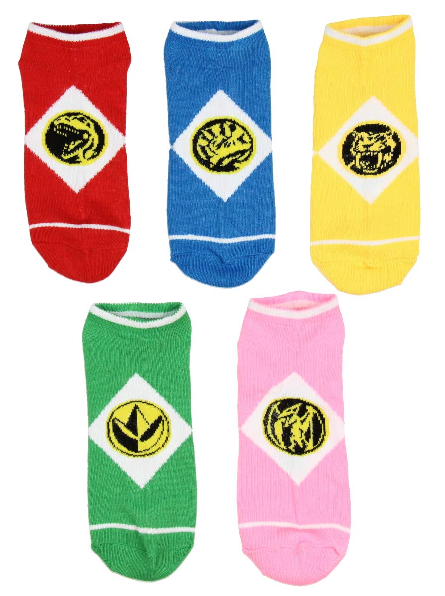 Amazon.com: Bioworld Power Rangers Socks Adult Character Costume Design ...