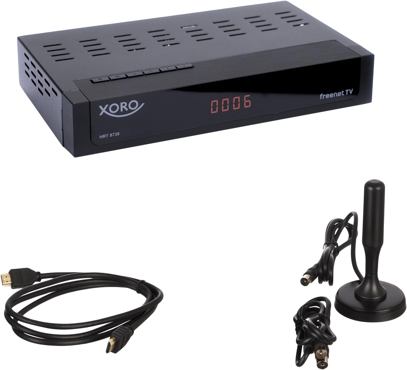Xoro HRT 8730 KIT Full HD HEVC DVB-T/T2 Receiver (H.265, HDTV, HDMI mit ...