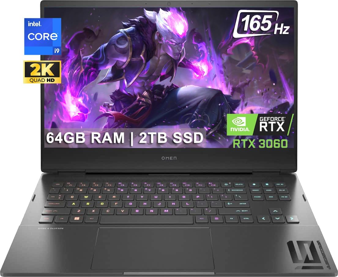 Amazon.com: OMEN by HP 2023 Newest 16 Gaming Laptop, 16.1" QHD 165Hz ...