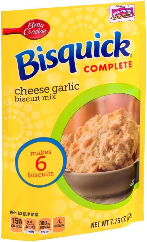 Amazon.com : Bisquick Complete Cheese Garlic Biscuit Mix : Grocery ...