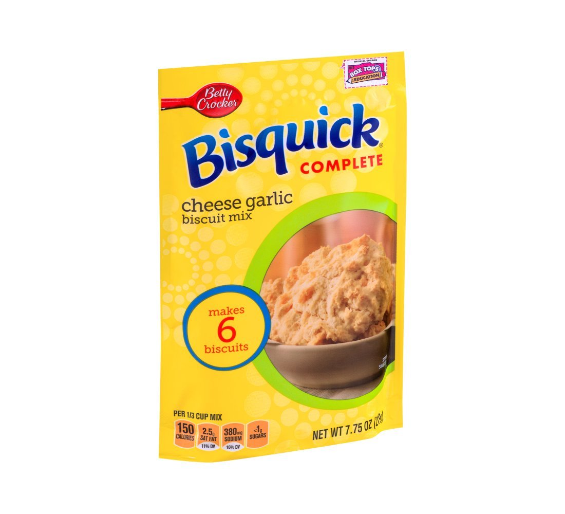 Amazon.com : Bisquick Complete Cheese Garlic Biscuit Mix : Grocery ...