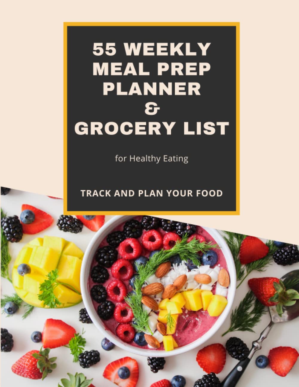Buy 55 Weekly Meal Prep Planner & Grocery List for y Eating ~ Track And ...