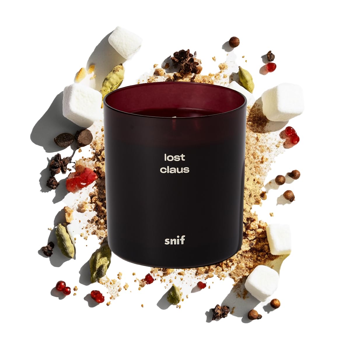Amazon.com: Lost Claus Scented Holiday Candle by Snif, Spicy, Gourmand ...