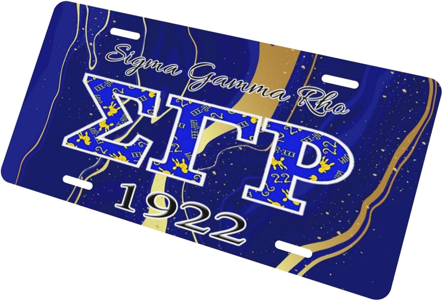 Amazon.com: Sigma Gamma Rho License Plate 6" X 12", Automotive Aluminum ...