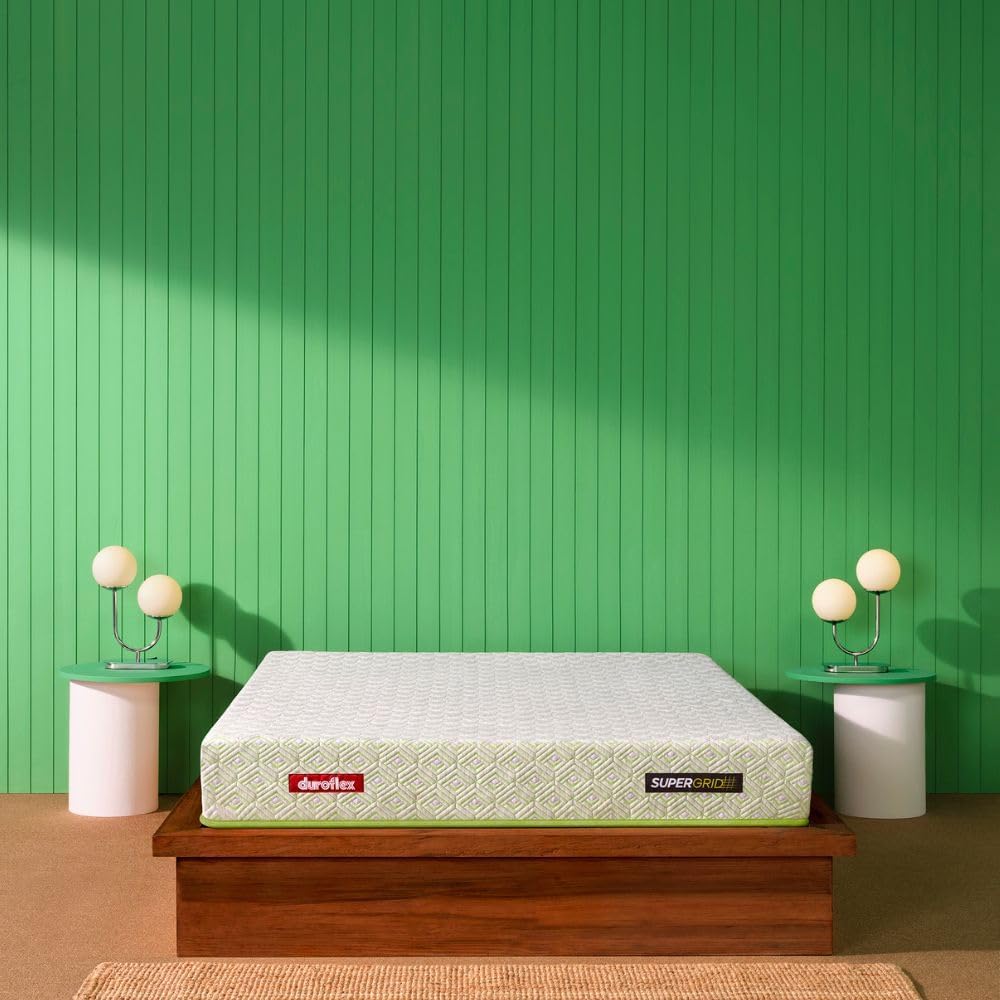 duroflex SuperGrid Body Adaptive Mattress with 100% Recyclable Grid ...