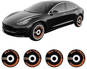 Amazon.com: WEIHUGE Wheel Cover Rim Protector Cap Kit for Tesla Model 3 ...