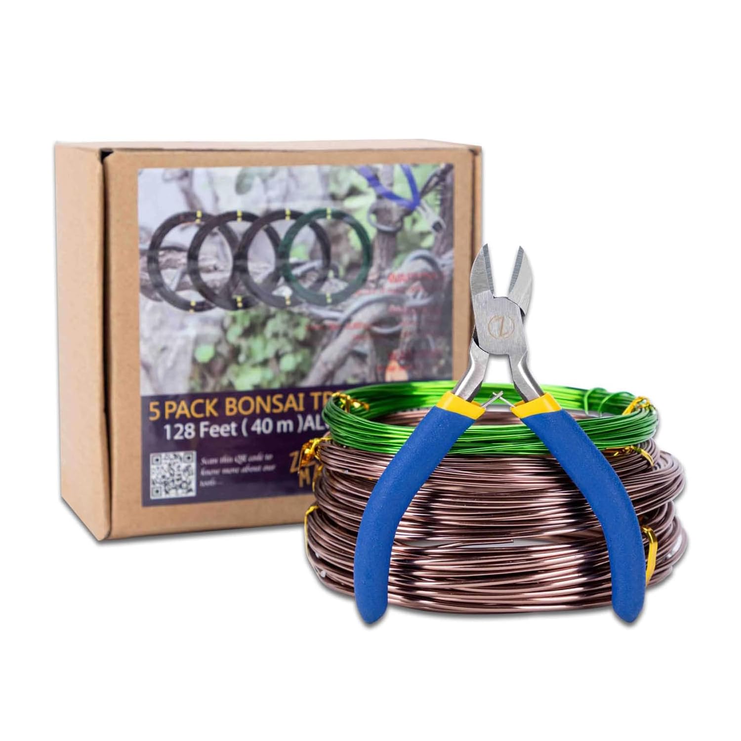 Amazon.com: ZELARMAN Bonsai Training Wire Set of 4 - Total 128 Feet(32 ...