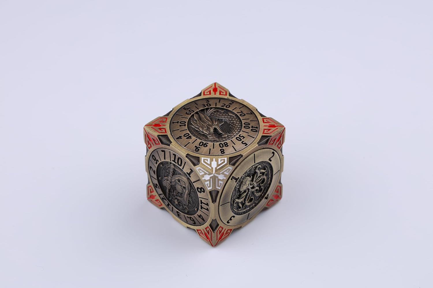 Amazon.com: DND Spinner Dice, 7 in 1 Unique Metal Cube D&D Dice Set ...