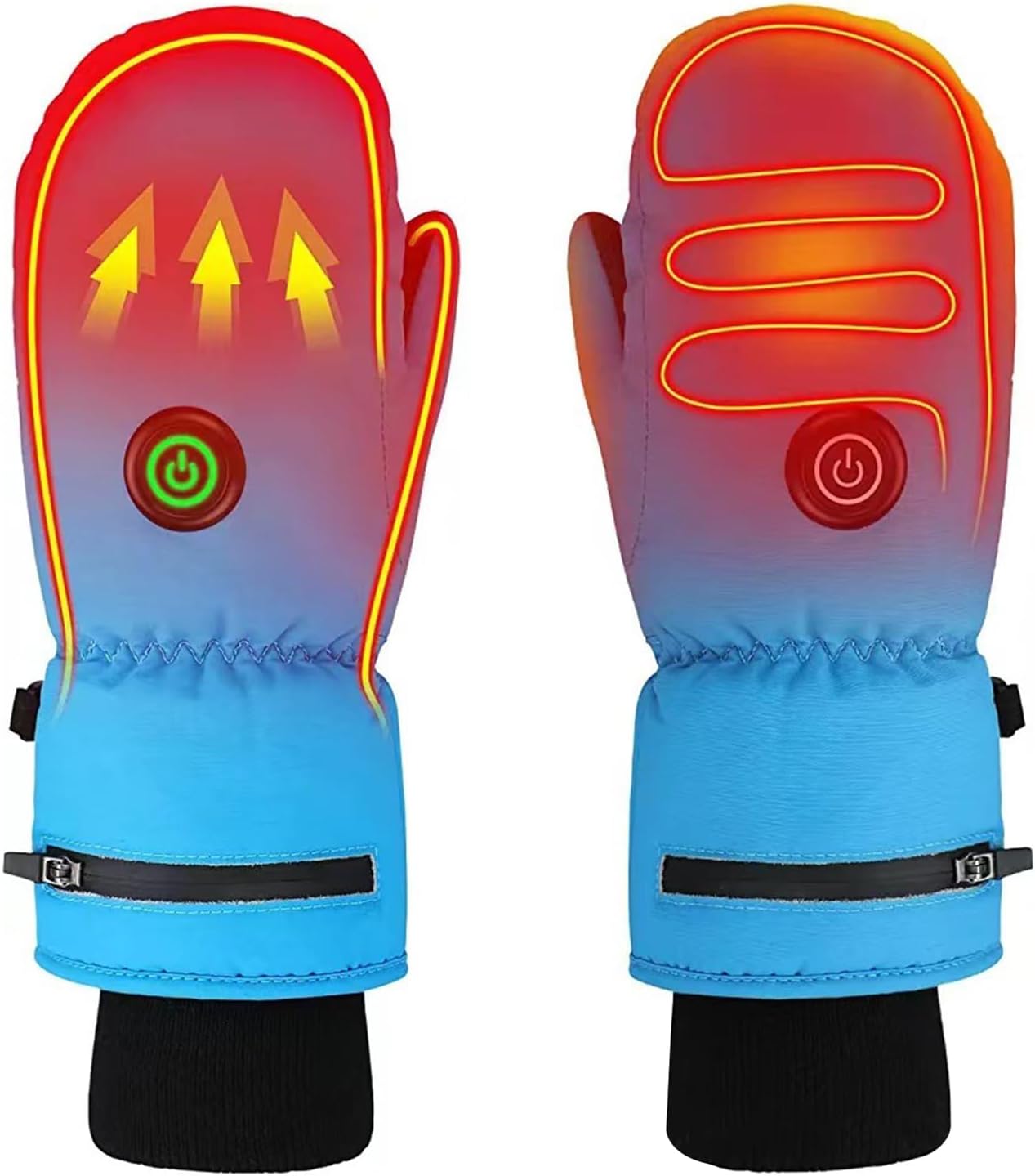 Amazon.com: Heated Gloves Electric Winter Gloves for Kids, Wjiang ...