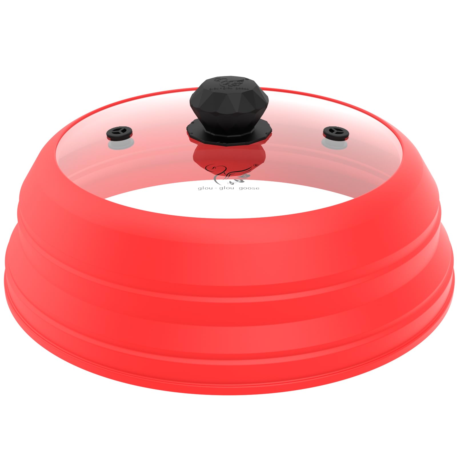 Amazon.com: Microwave Splatter Cover Vented Glass Cover Splatter Guard ...