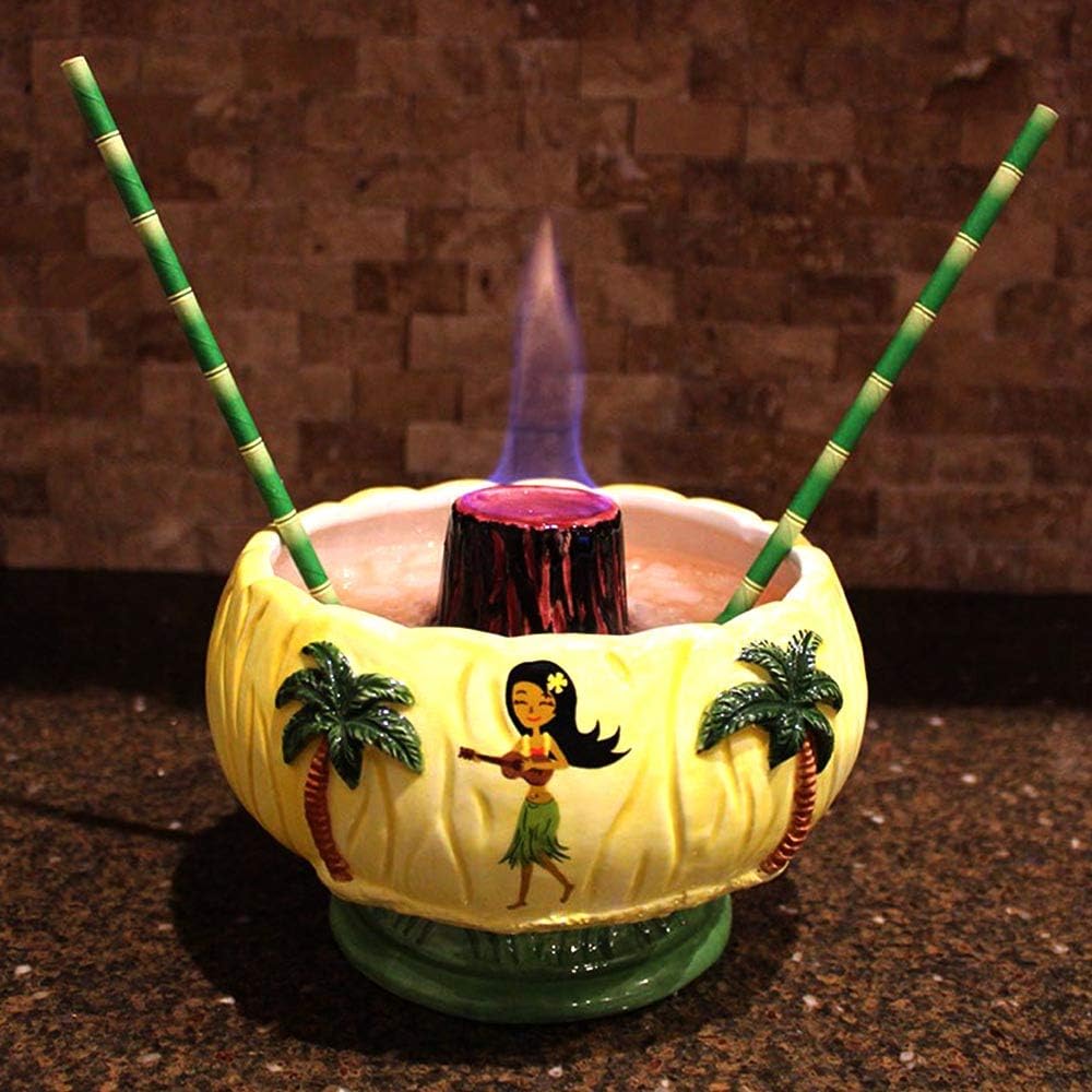 Amazon.com: DNE inc. Volcano Tiki Bowl - Redesigned: Home & Kitchen