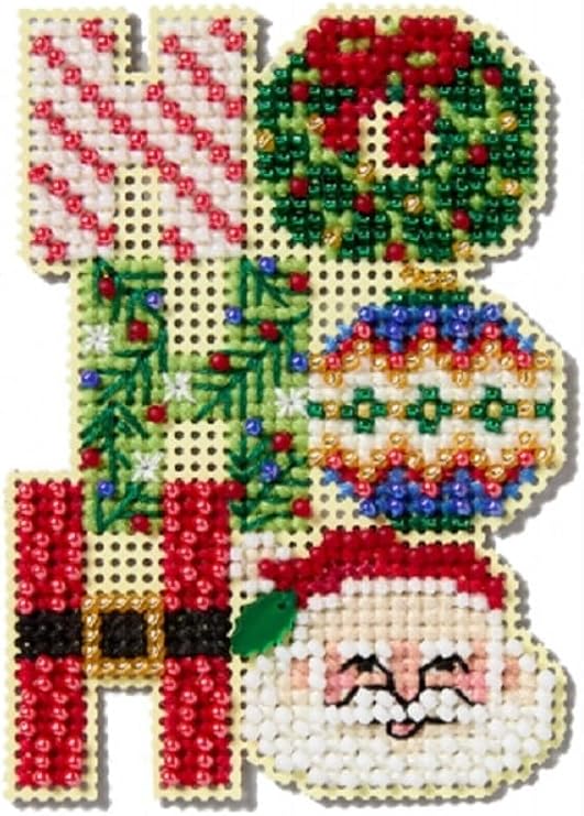 Amazon.com: Mill Hill Ho Ho Ho 2025 Winter Holiday Seasonal Ornament ...