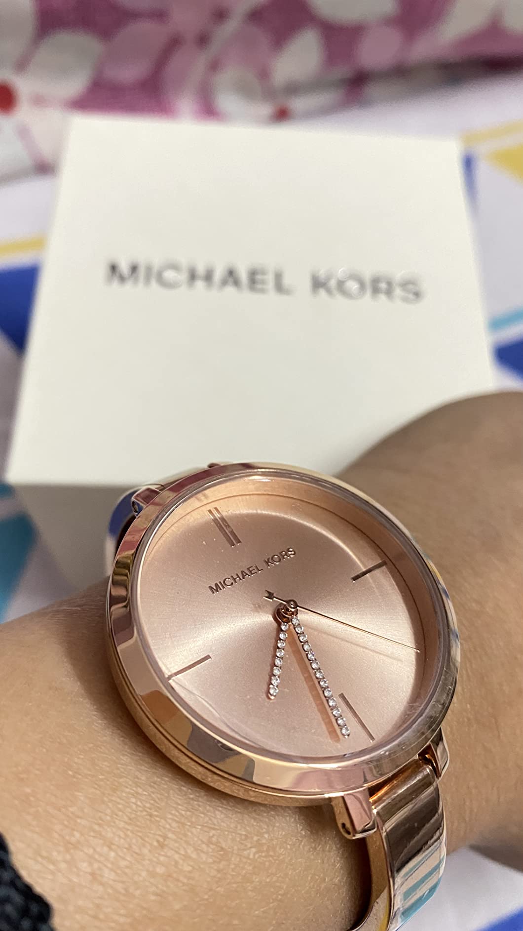 Michael Kors Analog Rose Gold Dial Women's Watch-MK3735 : Amazon.in ...