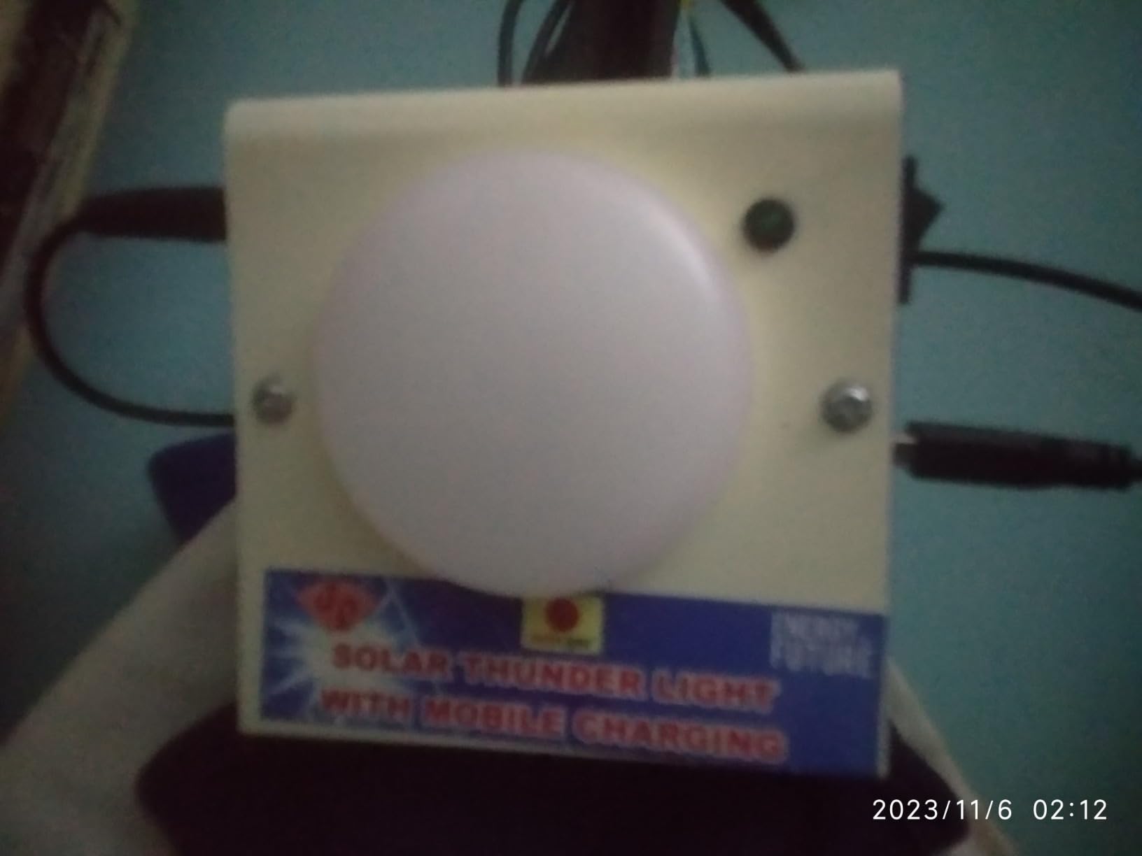 JADHAV Powertech Solar Thunder Light LED Light 5 WATT INBUILT Lithium ...