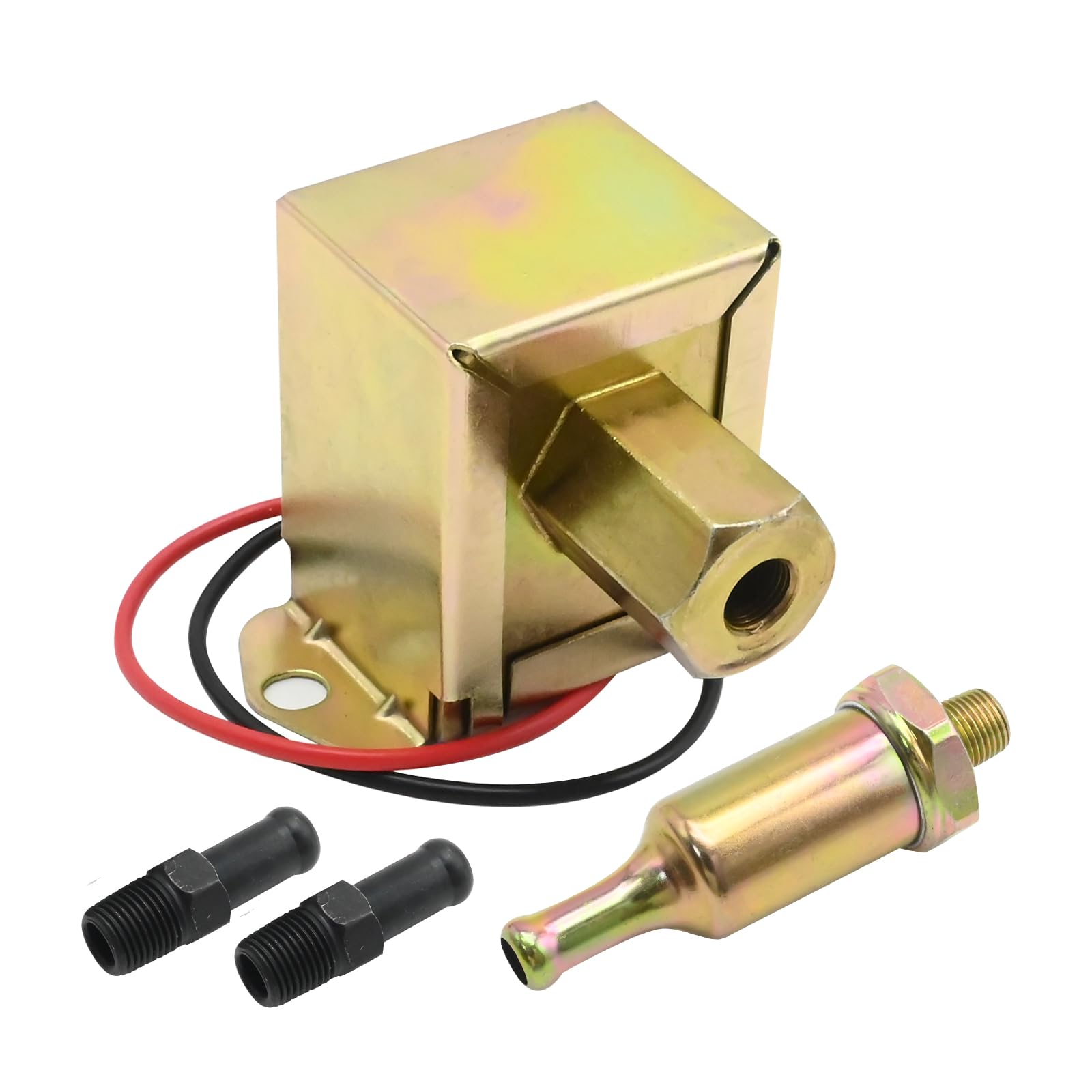 CADUFUELLY Universal Fuel Pump, 12V Electric Fuel Pump, Self Priming ...