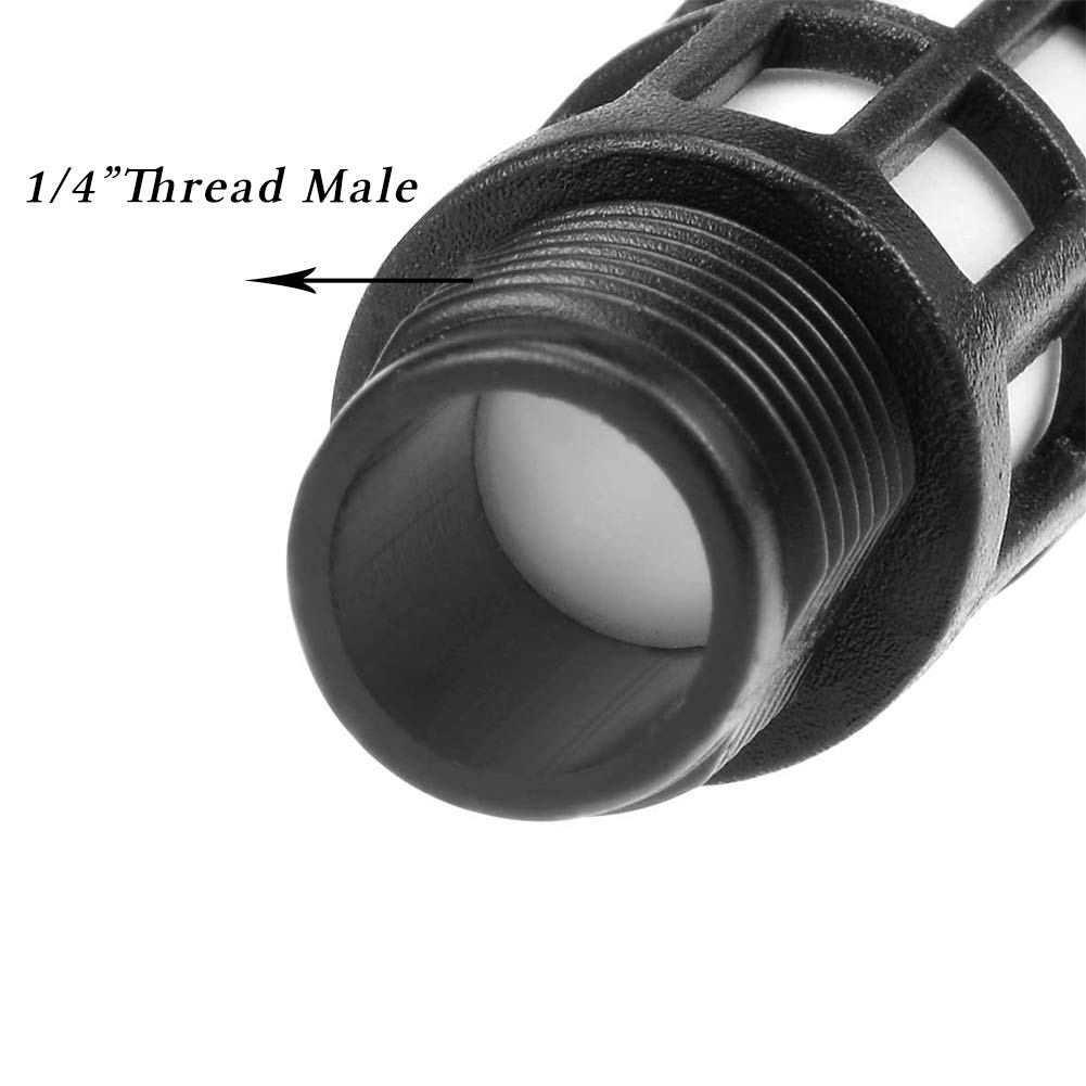 Snapklik.com : Quickun Plastic Exhaust Air Silencer, 1/4" Air Line ...