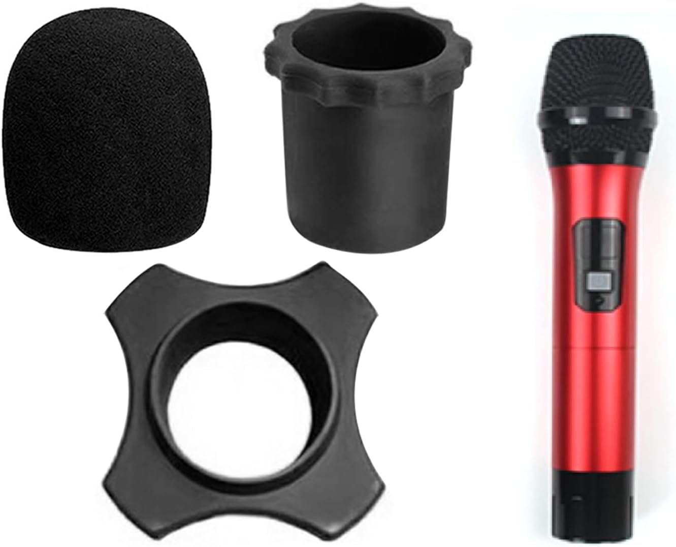 Amazon.com: Wireless Microphone Windscreen, Wind Shakeproof Handheld ...