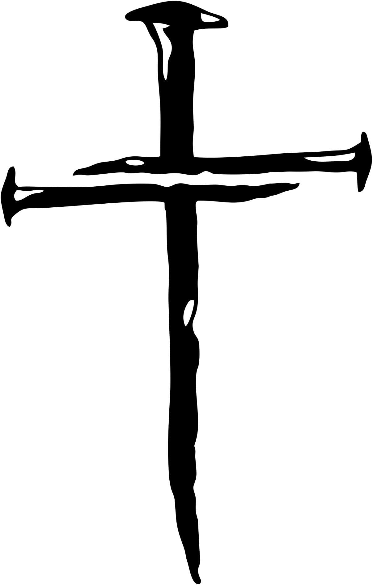 Amazon.com: 3 Crosses Black Vinyl Window Decal Sticker : Sports & Outdoors