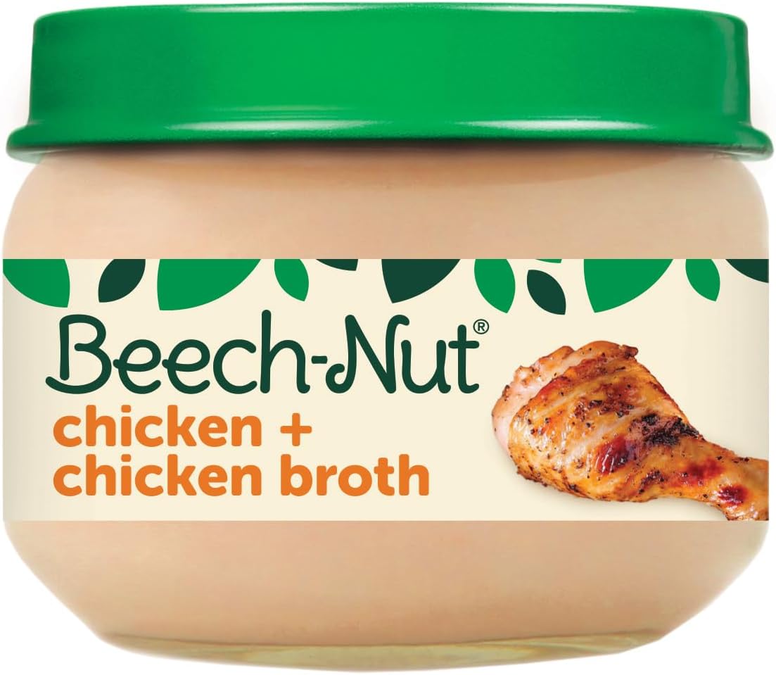 Amazon.com: Beech-Nut Meat Baby Food Jars, Chicken & Chicken Broth ...