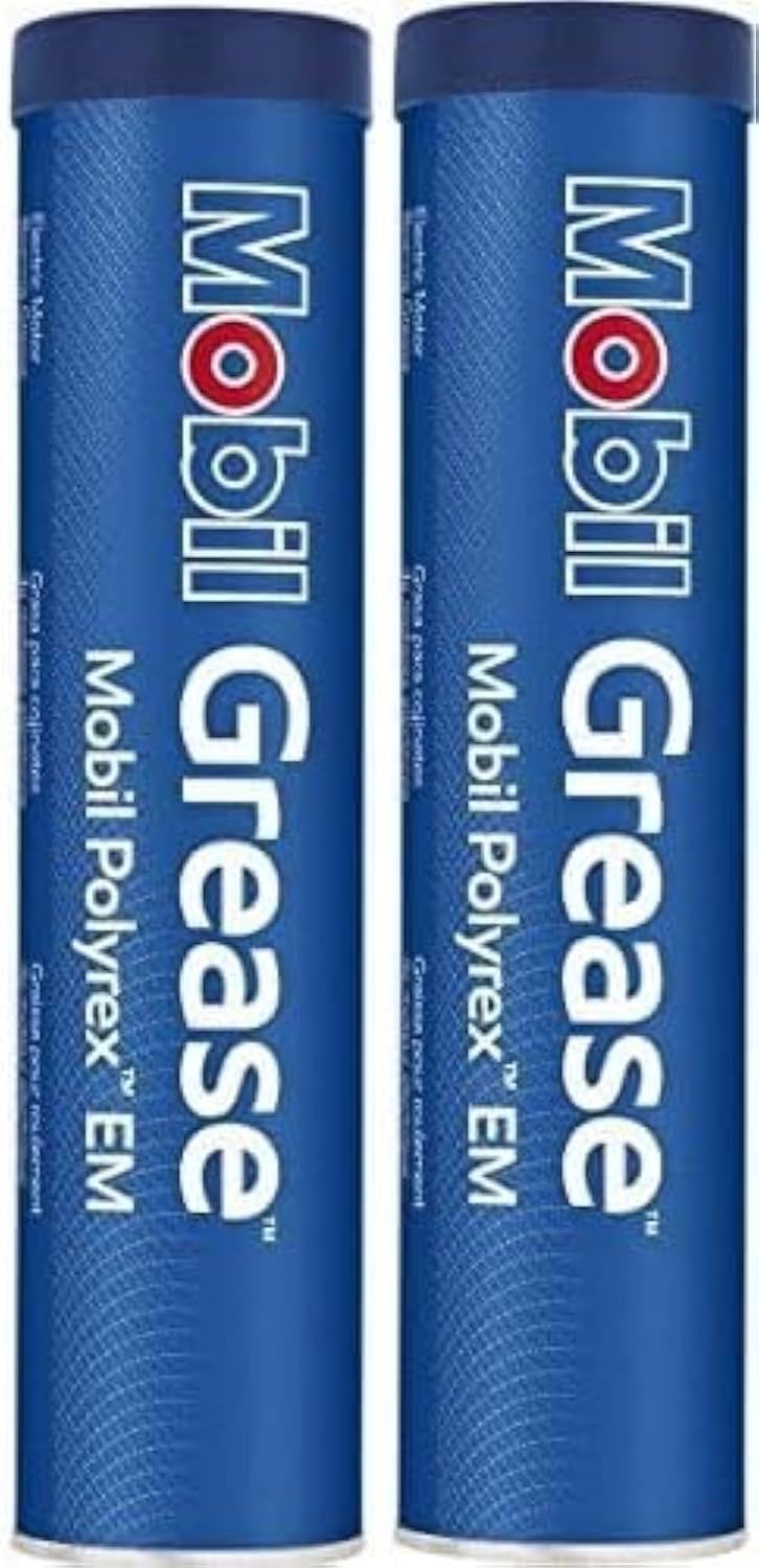 Mobil 2 Pack 13 7 Oz Polyrex Em Motor Grease | Desertcart INDIA