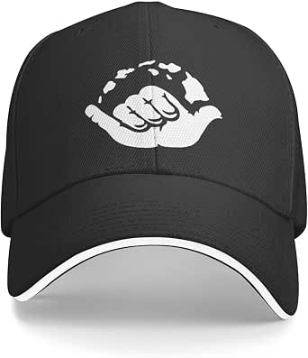 Aloha Hand Hawaii Symbol Black Dad Hat Fashion Adjustable Baseball Cap ...