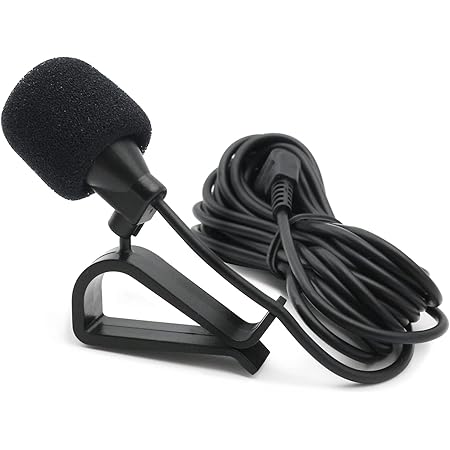 Amazon.com: NowTH 3.5mm Car Microphone with 9.85 Feet Cable External ...