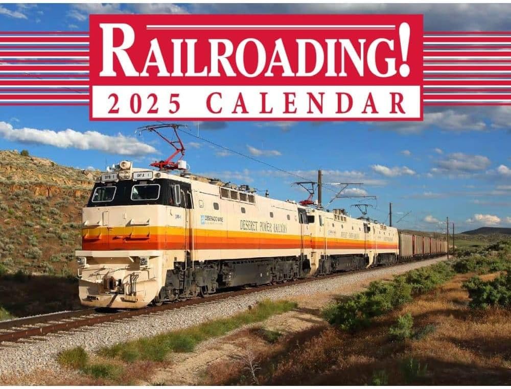 Amazon.com: Tide-Mark, Trains Railroading 2025 Wall Calendar : Office ...