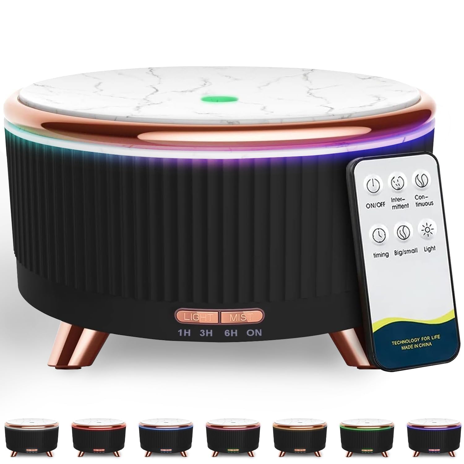 Necomi Essential Oil Diffusers 500ml, Humidifier Aromatherapy Diffusers ...