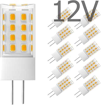 Amazon.com: G4 LED Light Bulb 4W Replacement 40W Halogen Bulbs, Bi-Pin ...