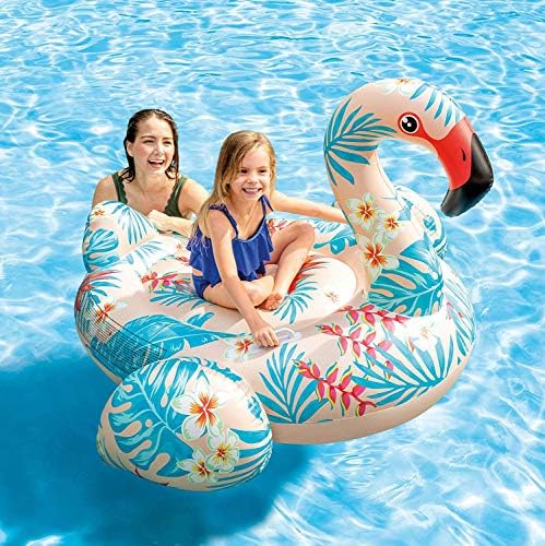Sinbyuer Flamingo Inflatable Pool Floats, Pool Tubes Swim Ring Pink ...