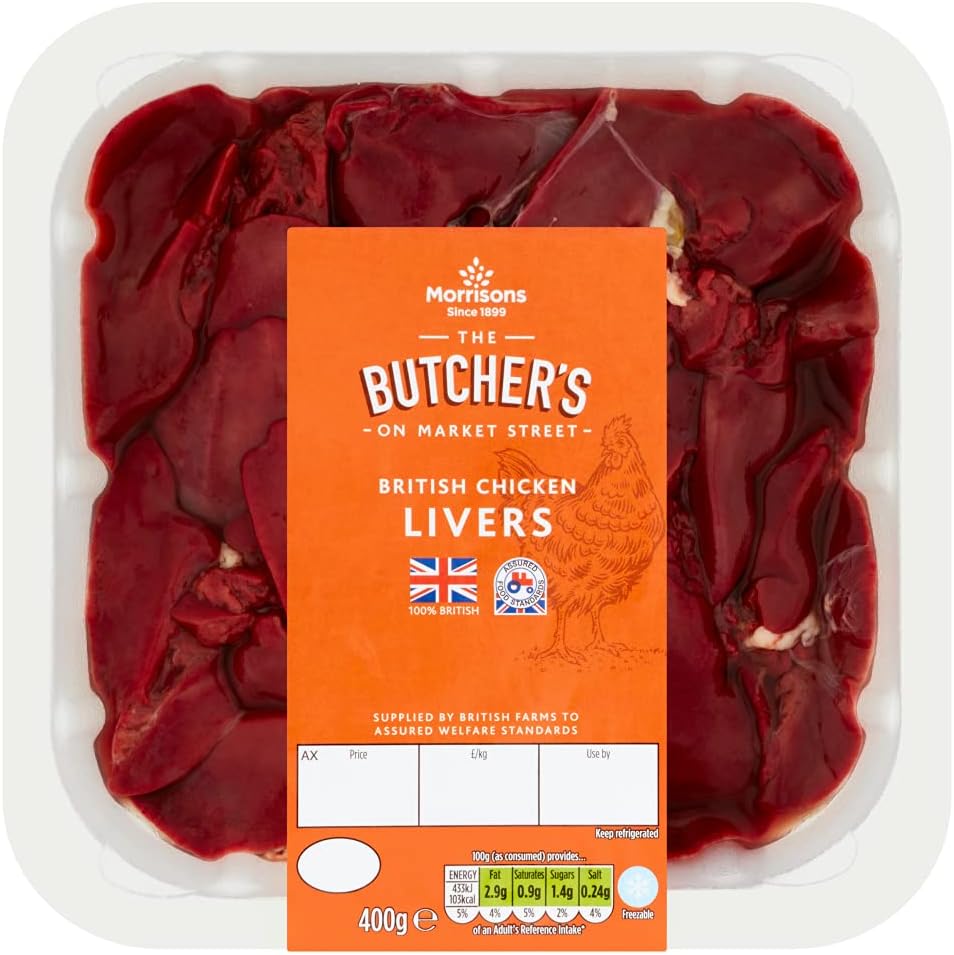 Morrisons Chicken Livers, 400g : Amazon.co.uk: Grocery