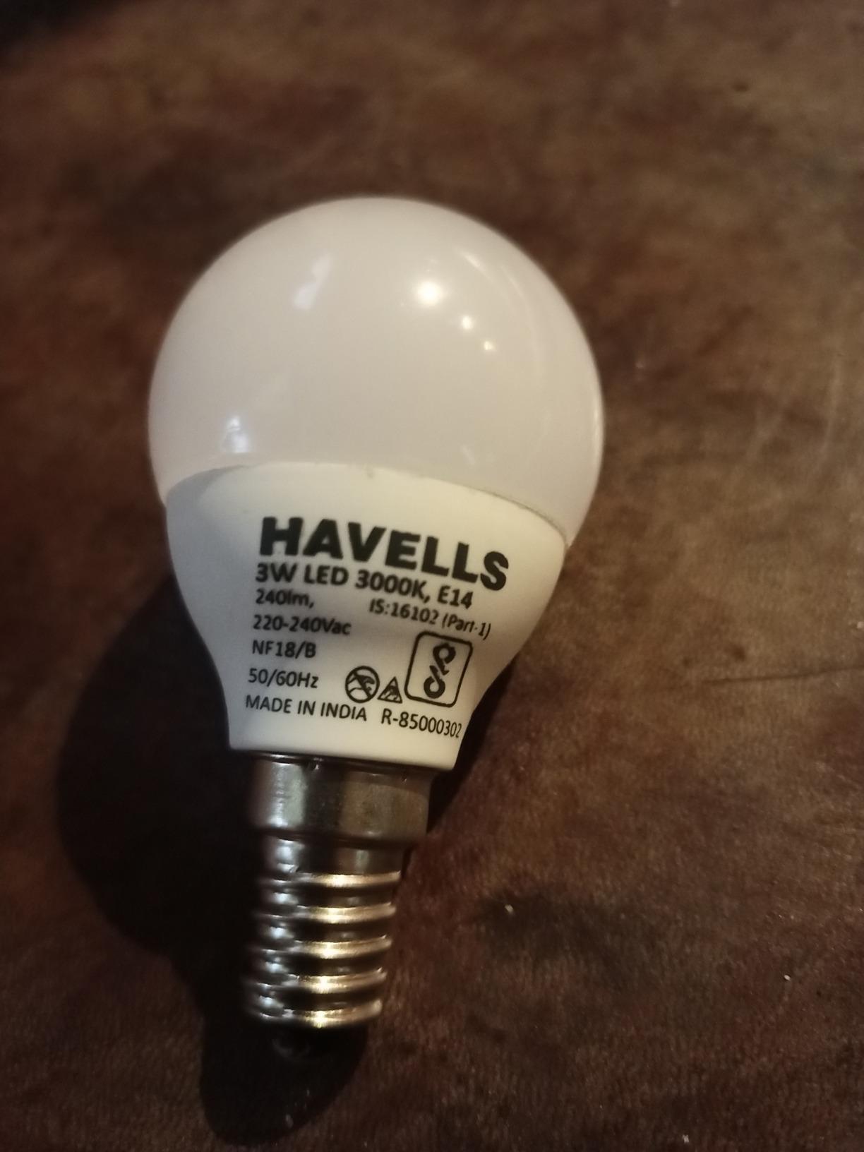 Buy wipro e27 3 Watt Screw Type LED Bulb (Yellow, 2700K) - Pack of 4 ...