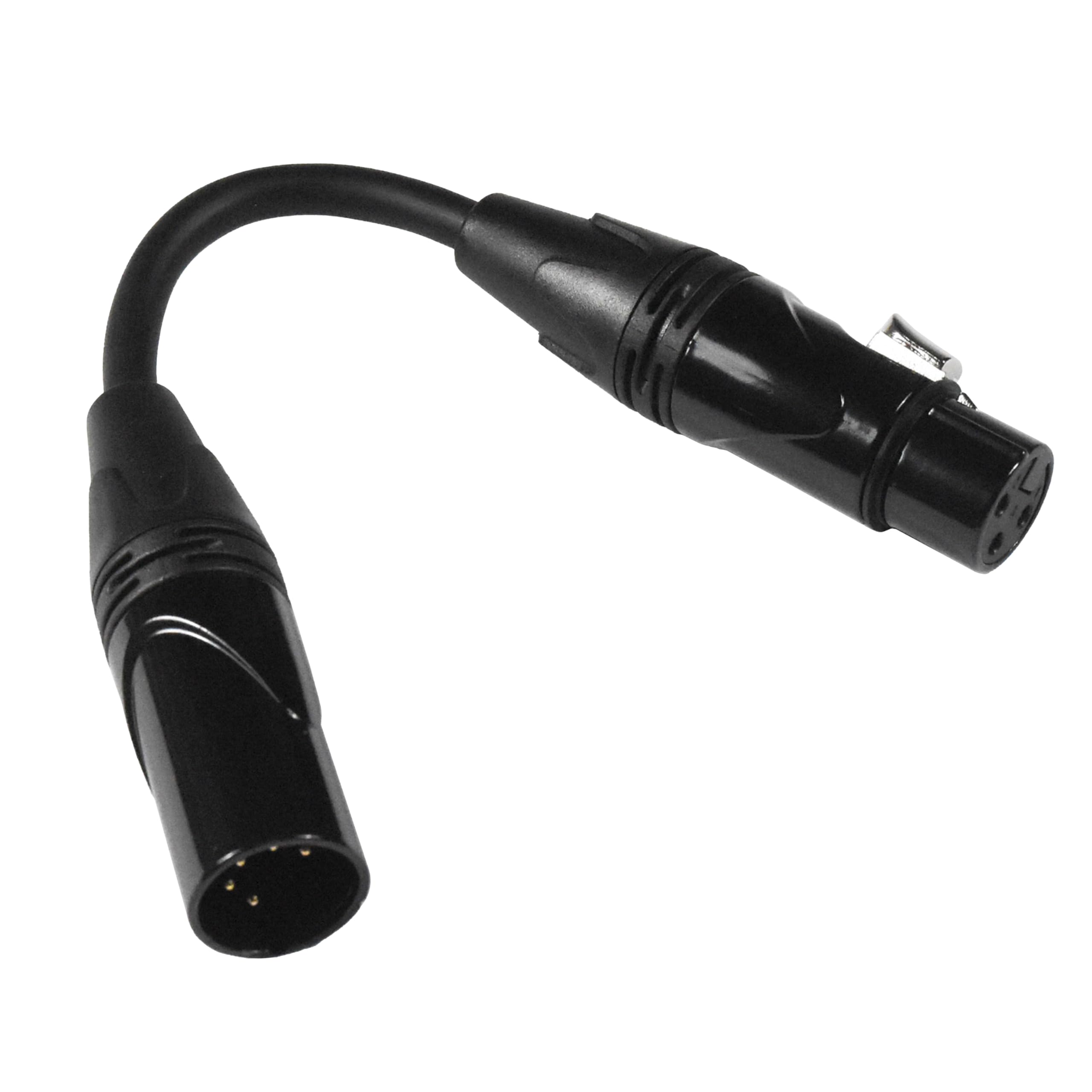 Amazon.com: HQRP 3-Pin XLR Female to 5-Pin XLR Male DMX Lighting Cable ...