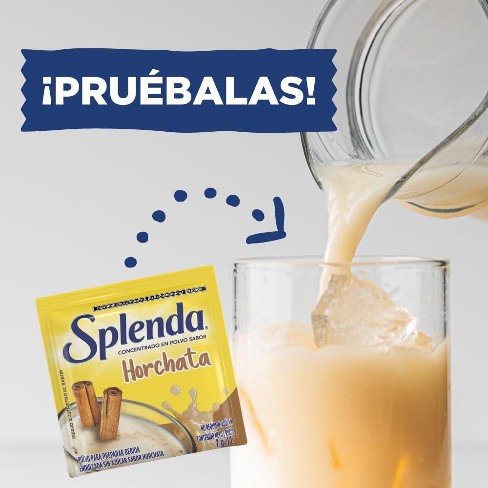 SPLENDA Zero Calorie Powdered Drink Mix, Sugar Free, Horchata Flavored ...