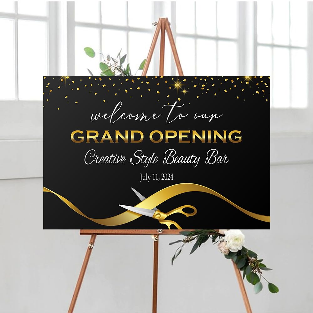 Amazon.com : Grand Opening Welcome Sign, Grand Opening Sign For Shops ...