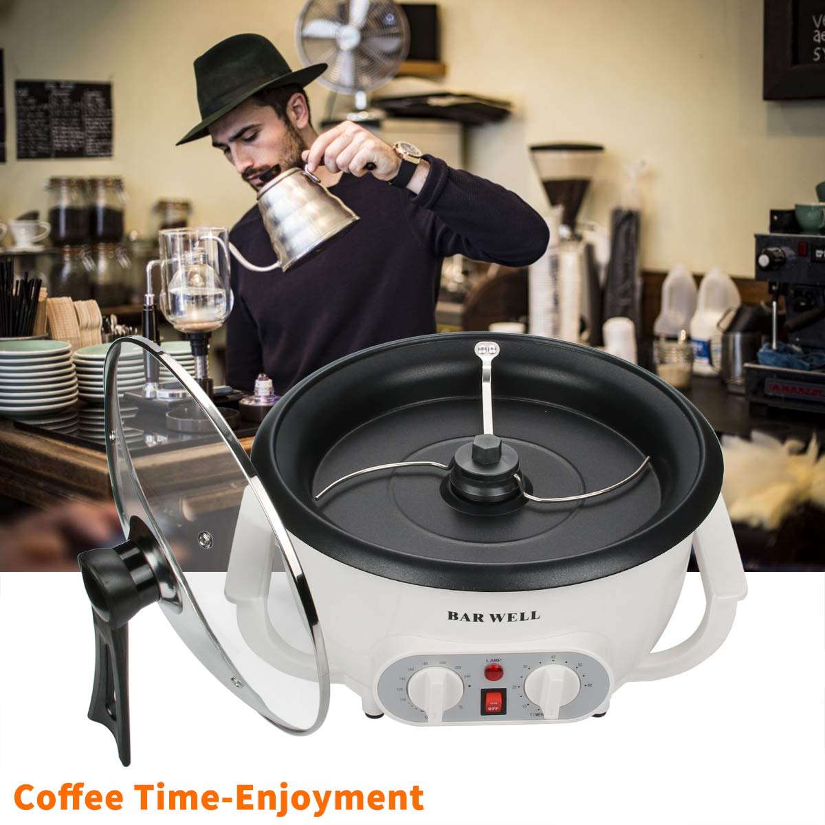 Buy Upgrade Coffee Roaster Machine for Home Use, 110V Household ...