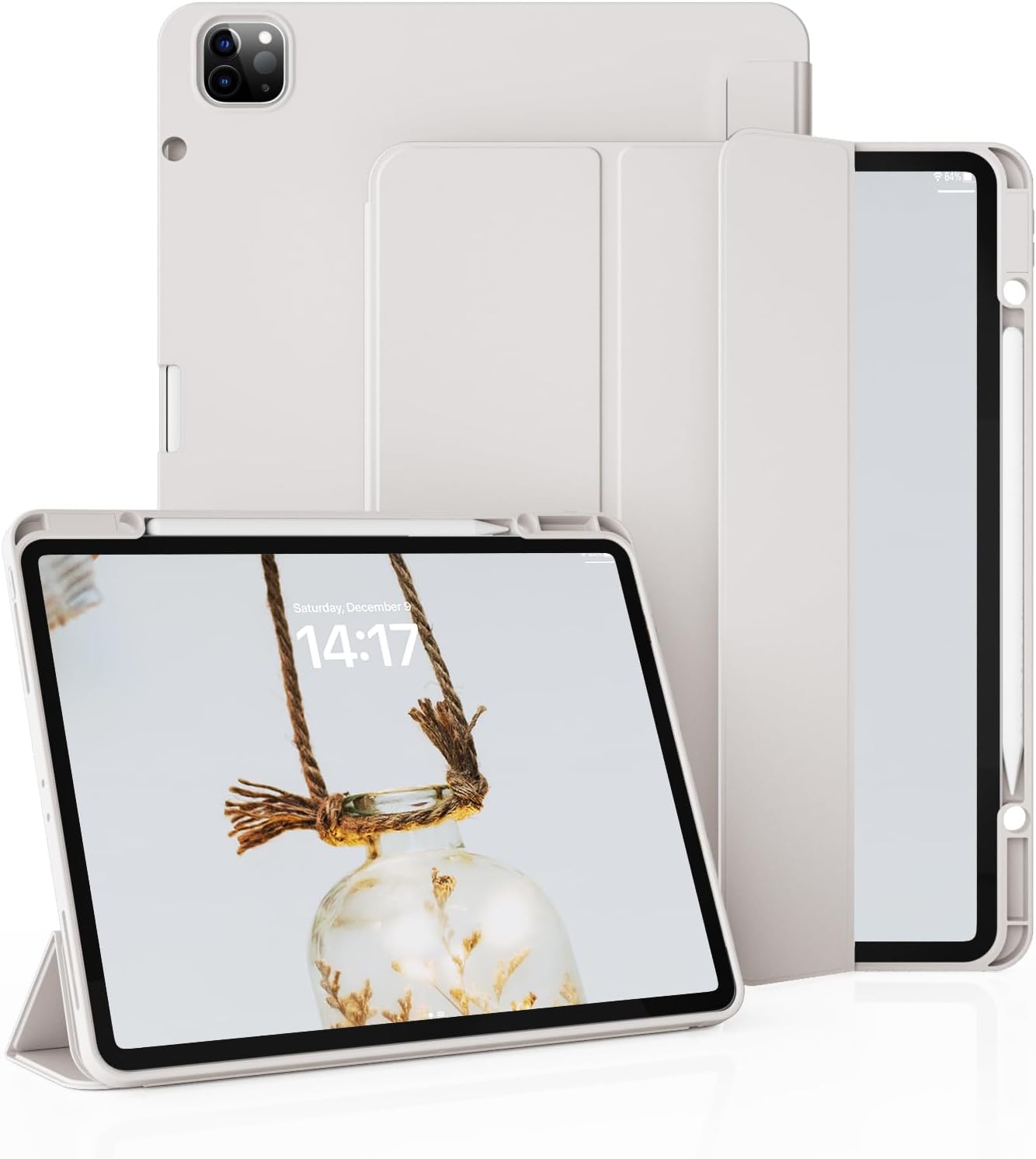 Amazon.com: GKABXY New iPad Pro 12.9 Inch Case,Trifold Case for iPad ...