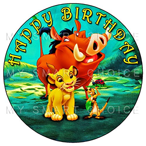 Buy 7.5 Inch Edible Cake Toppers – Lion King: Simba, Timon and Pumbaa ...