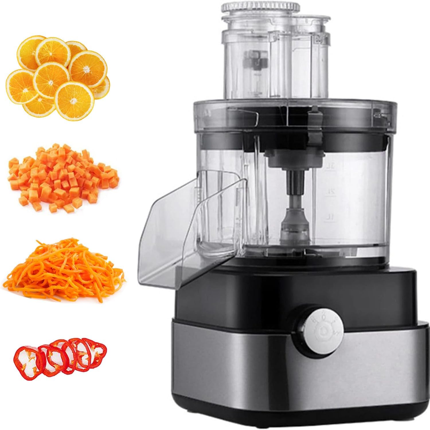 Amazon.com : ANXYYDS Electric Cube Vegetable Cutter with 5 Cube Grid ...