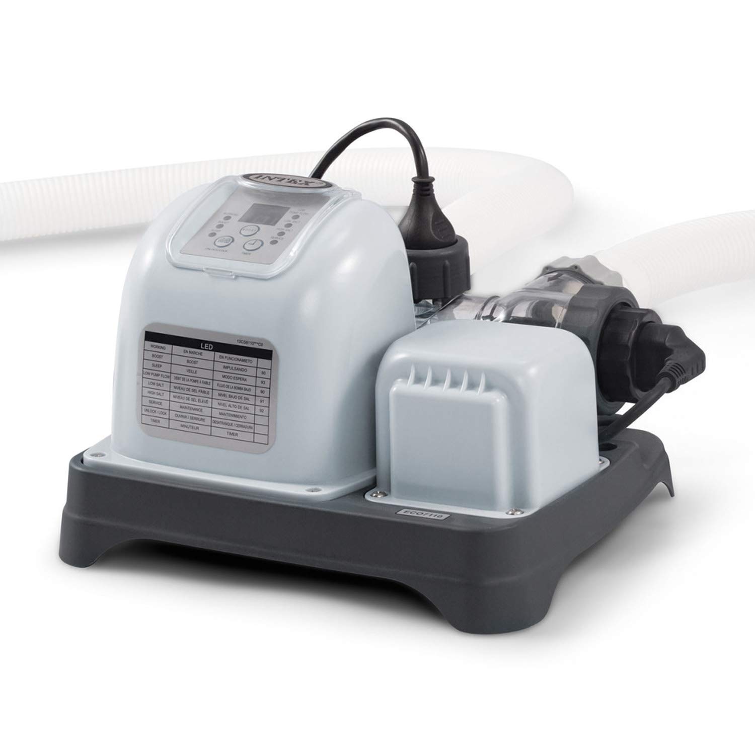 Intex 12V Krystal Clear Saltwater System, grau, 45.5x31x25.2 cm ...