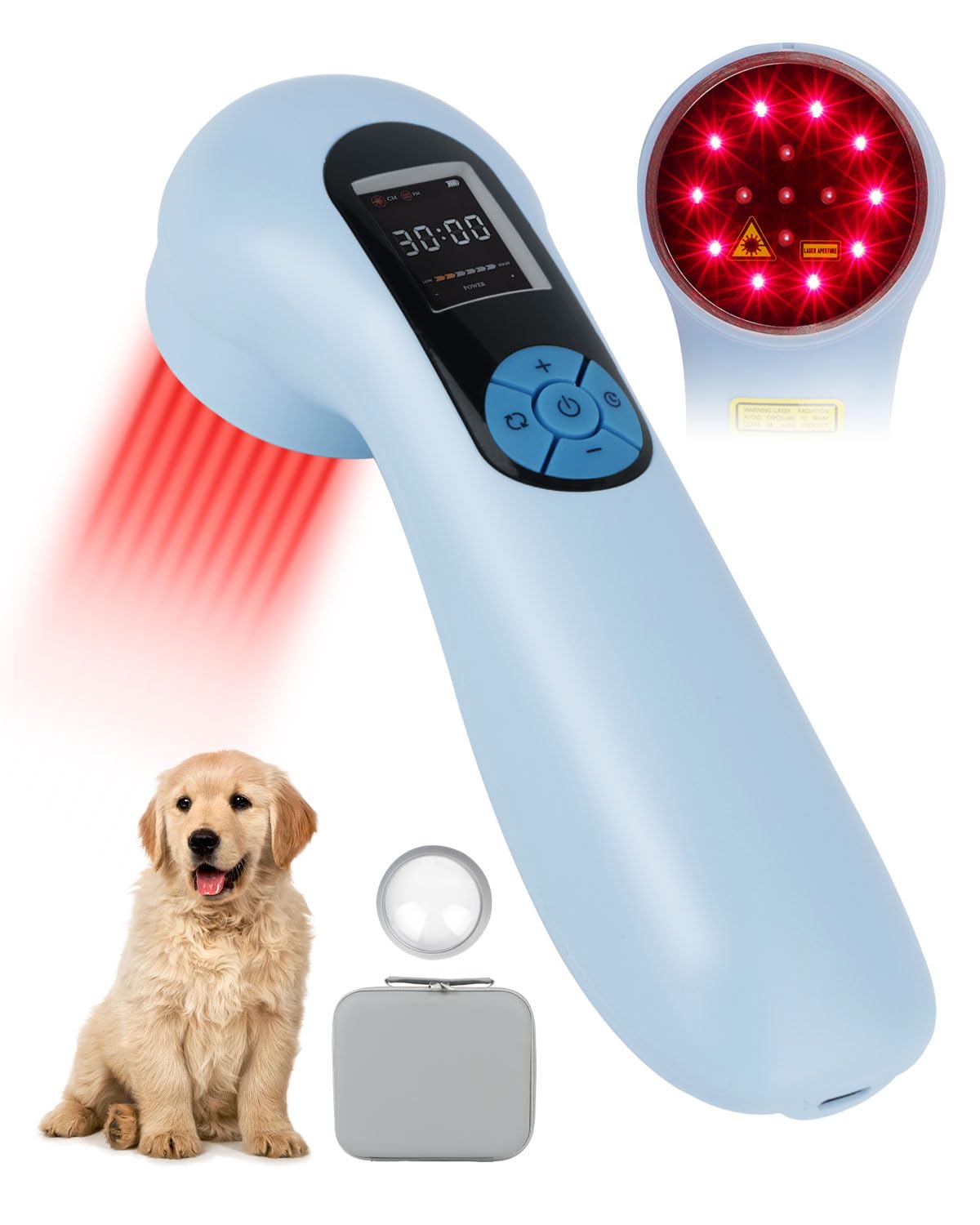 BETISBE Handheld Red Light Therapy for Dogs, Pet/Human Cold Laser ...
