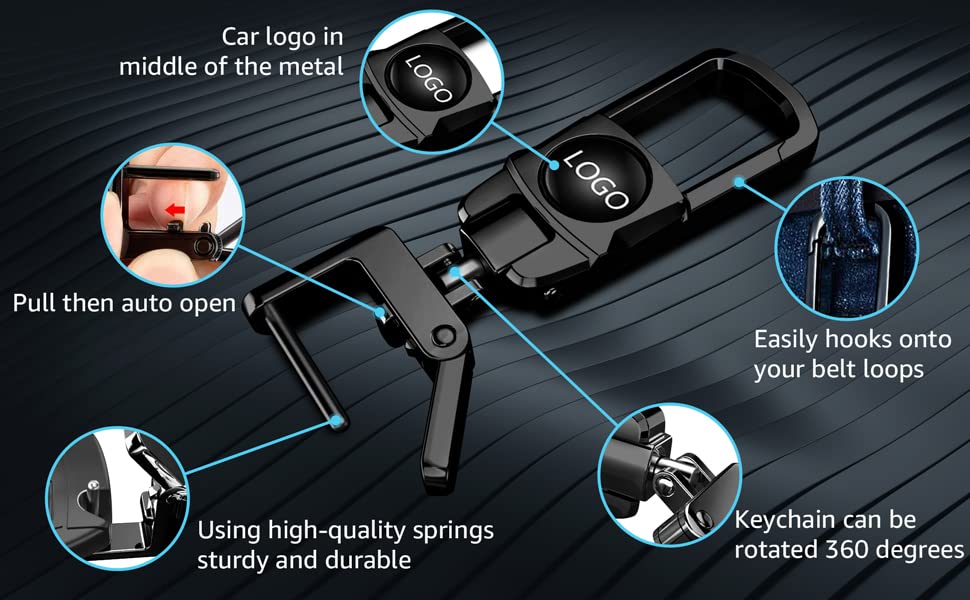 NIVIZEN Metal Heavy Duty Kia/Seltos Kia/Carens Car Key Chain Key Ring ...