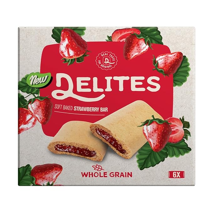 Amazon.com: Delites Whole Grain Fruit Bars, Soft Baked, 6 Pack ...