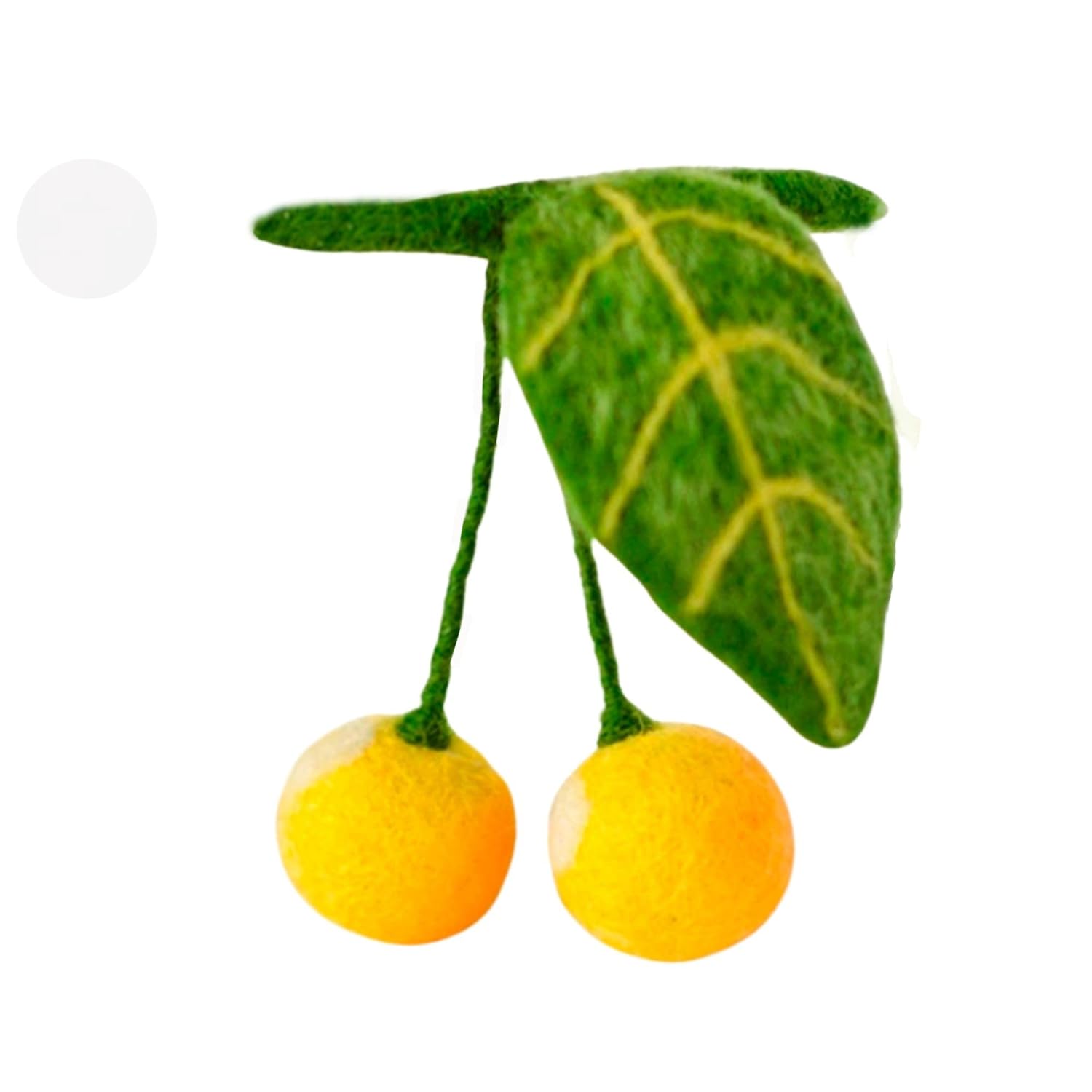 Amazon.com: Handmade Felted Yellow Cherries Brooch Felt Berries Brooch ...