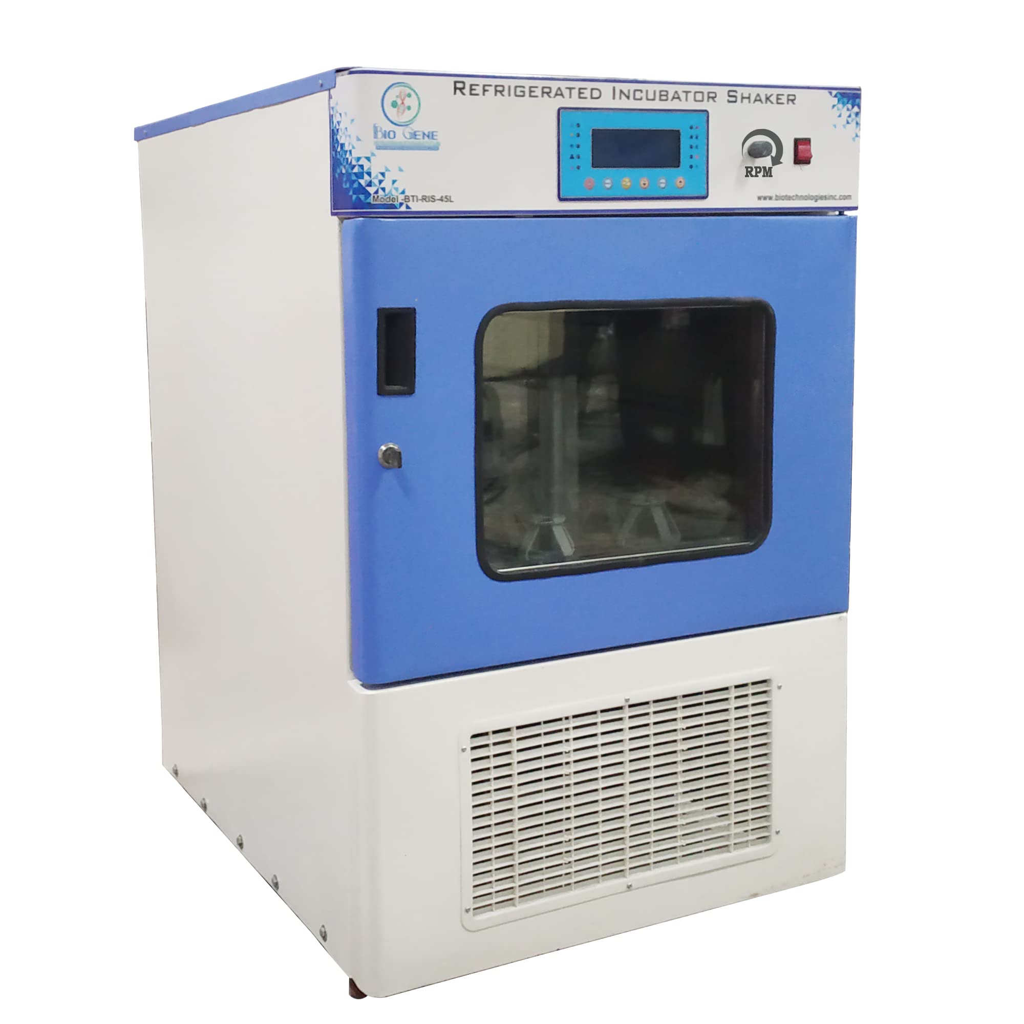 Bio Gene Refrigerated Incubator Shaker with Microprocessor Based ...