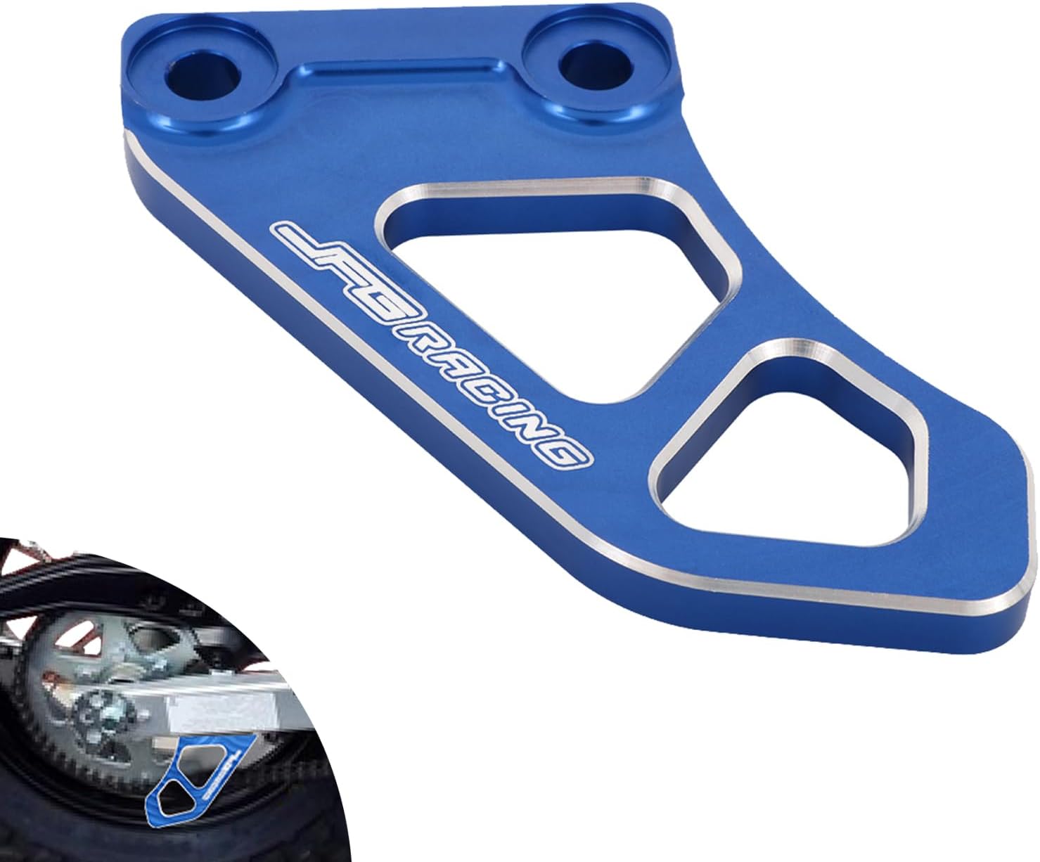 Amazon.com: JFG RACING Dirt Bike Chain Guide,CNC Motorcycle Rear Chain ...